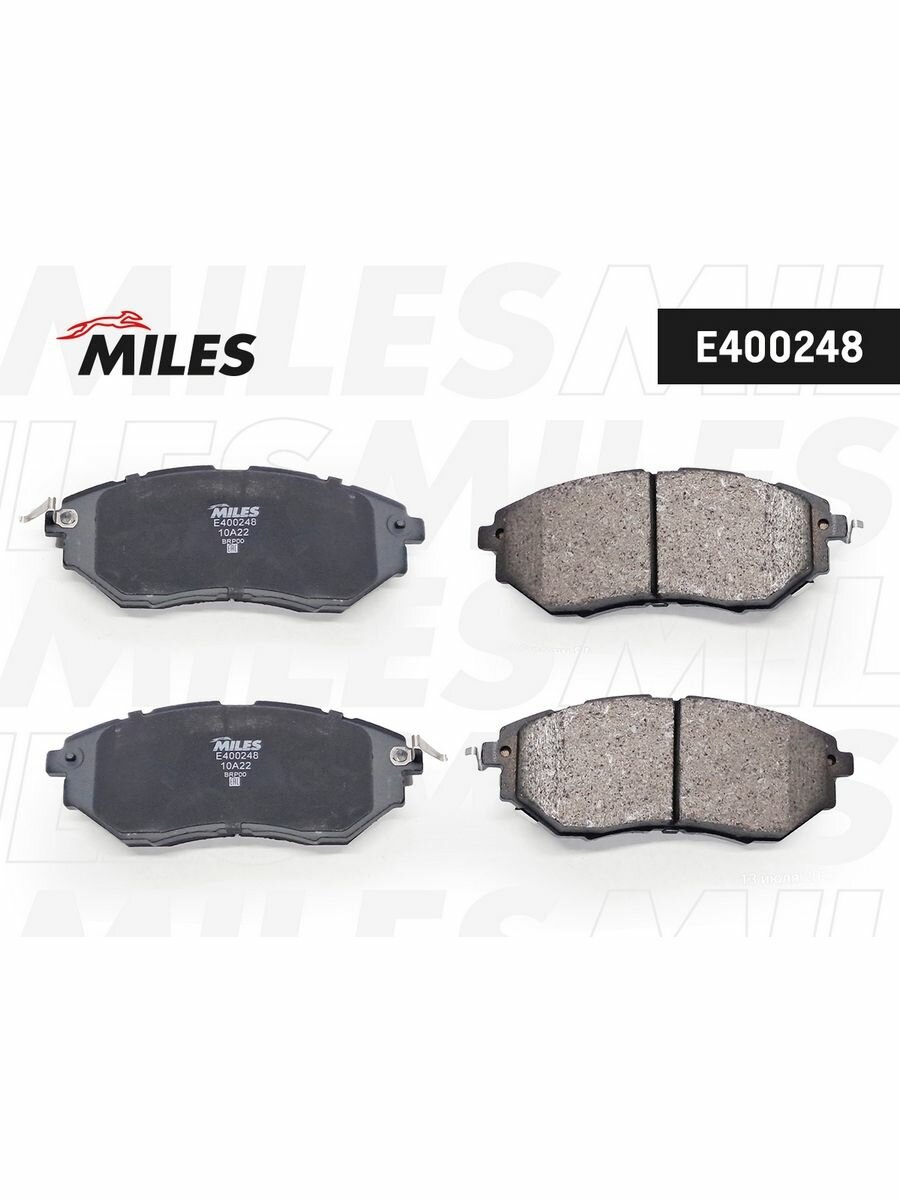 Тормозные колодки дисковые передние MILES E400248 для SUBARU Forester, Legacy, Tribeca