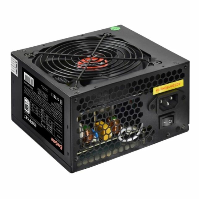 Блок питания ExeGate 600PPH-LT RTL EX282044RUS 600W (EX282044RUS) черный - 600 Вт, ATX 24-пин, 4 pin + 4 pin CPU, 5 SATA, 2 x 6+2 pin PCI-E