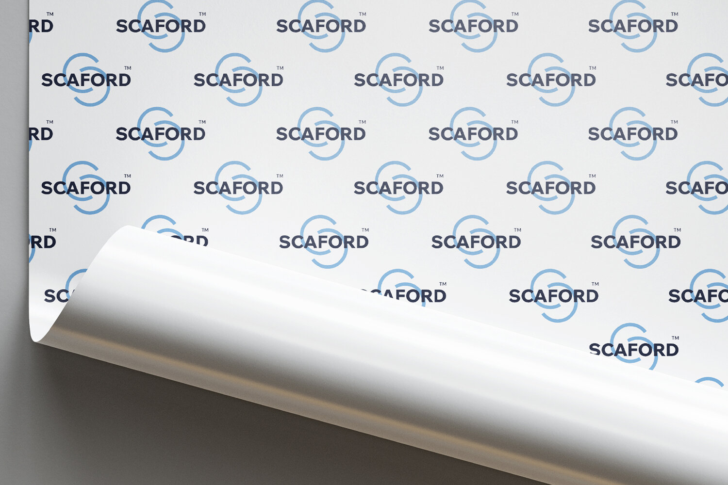 Пленка для печати полимерная SCAFORD P-1537-TM (80 мкм, белая, глянцевая, 1,37*50 м)