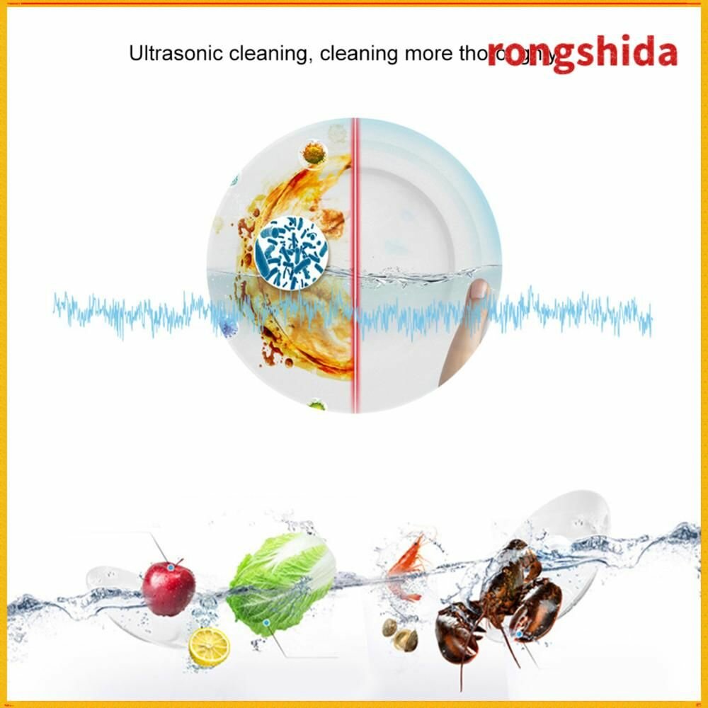 Ультразвуковая мини посудомоечная машина портативная бытовая техника ленивый пылесос источник питания зеленый