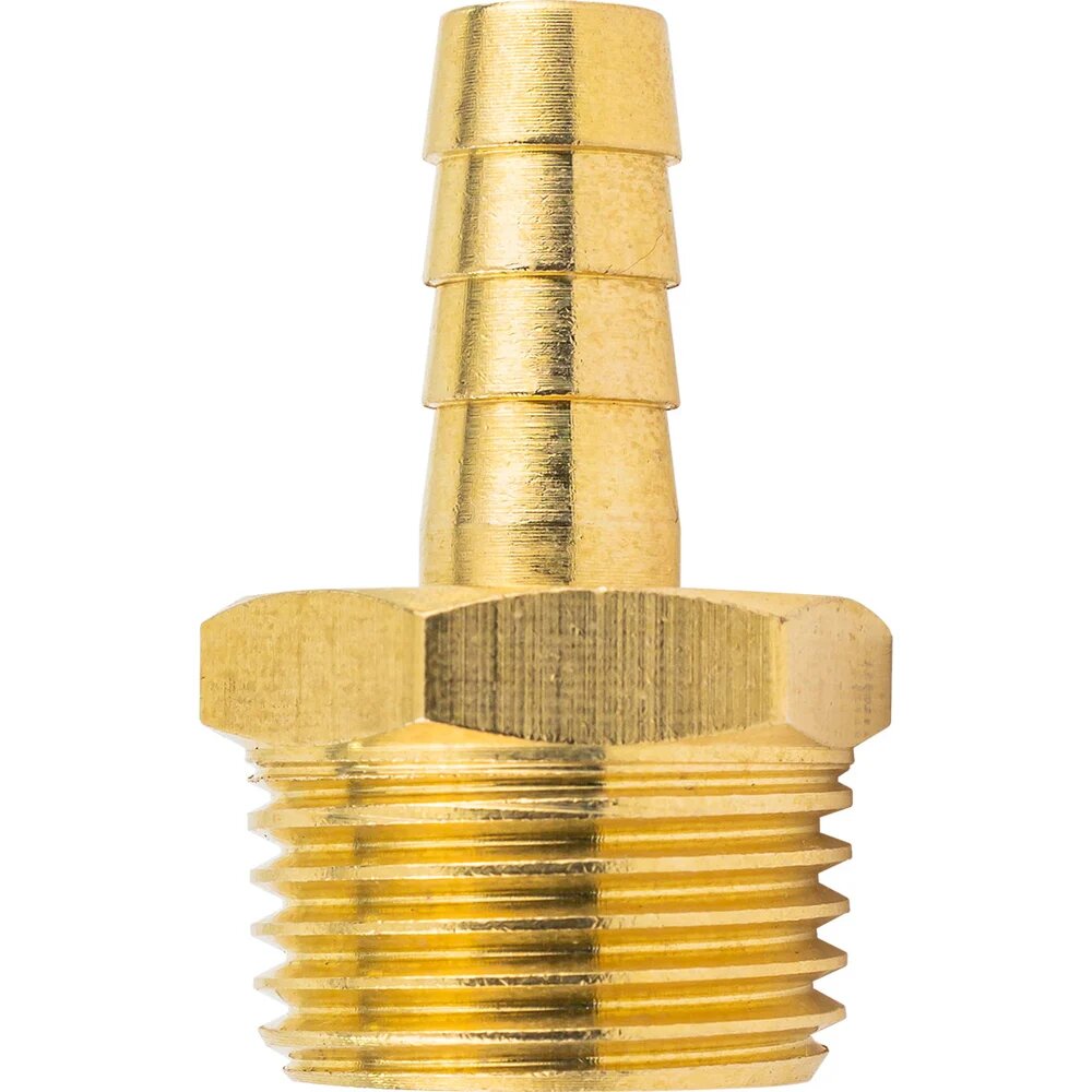 Forsage Штуцер пневматический наруж. резьба 1/2" - "елочка" 8мм F-MH08/05(58732)