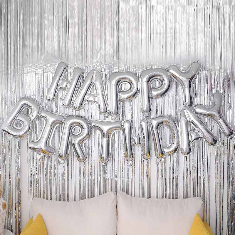 16 дюймов воздушный шар из фольги с днем рождения, красочный воздушный шар из розового золота, товары для вечеринок, украшения, юбилей, детский душ, День святого Валентина