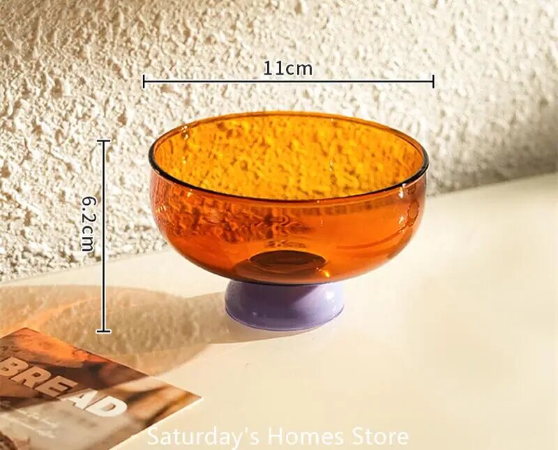 Стеклянная чаша для десерта