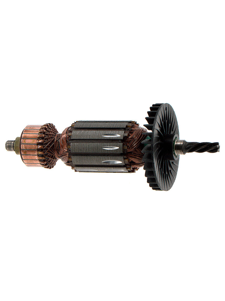 Ротор (Якорь) (L-138 мм, D-32 мм, 5 зубов, наклон влево) для дрели Фиолент МСУ2-10-РЭ