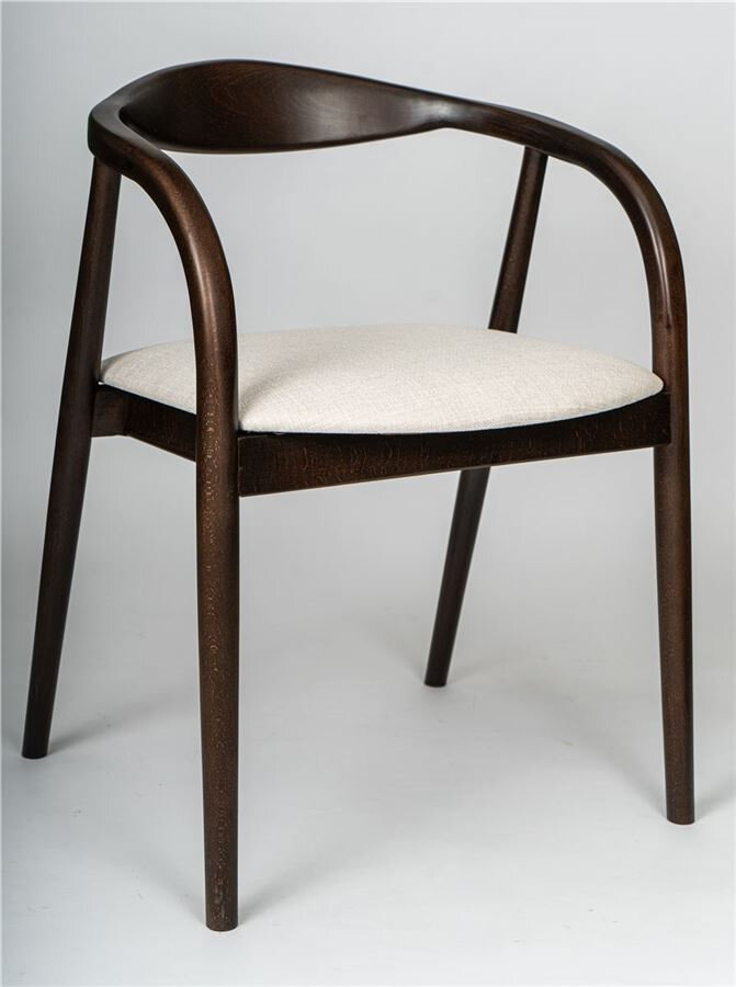 Полукресло венское Diona (темный орех/ткань Тесла 01)