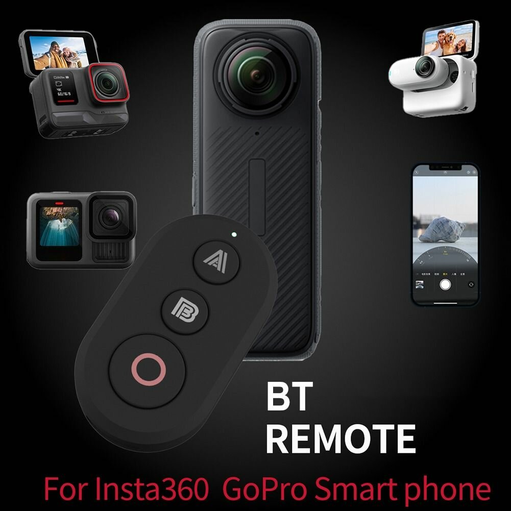Умный пульт дистанционного управления BT для Insta360 X4 X3 X2 Ace Pro 2 GoPro 13 12 11
