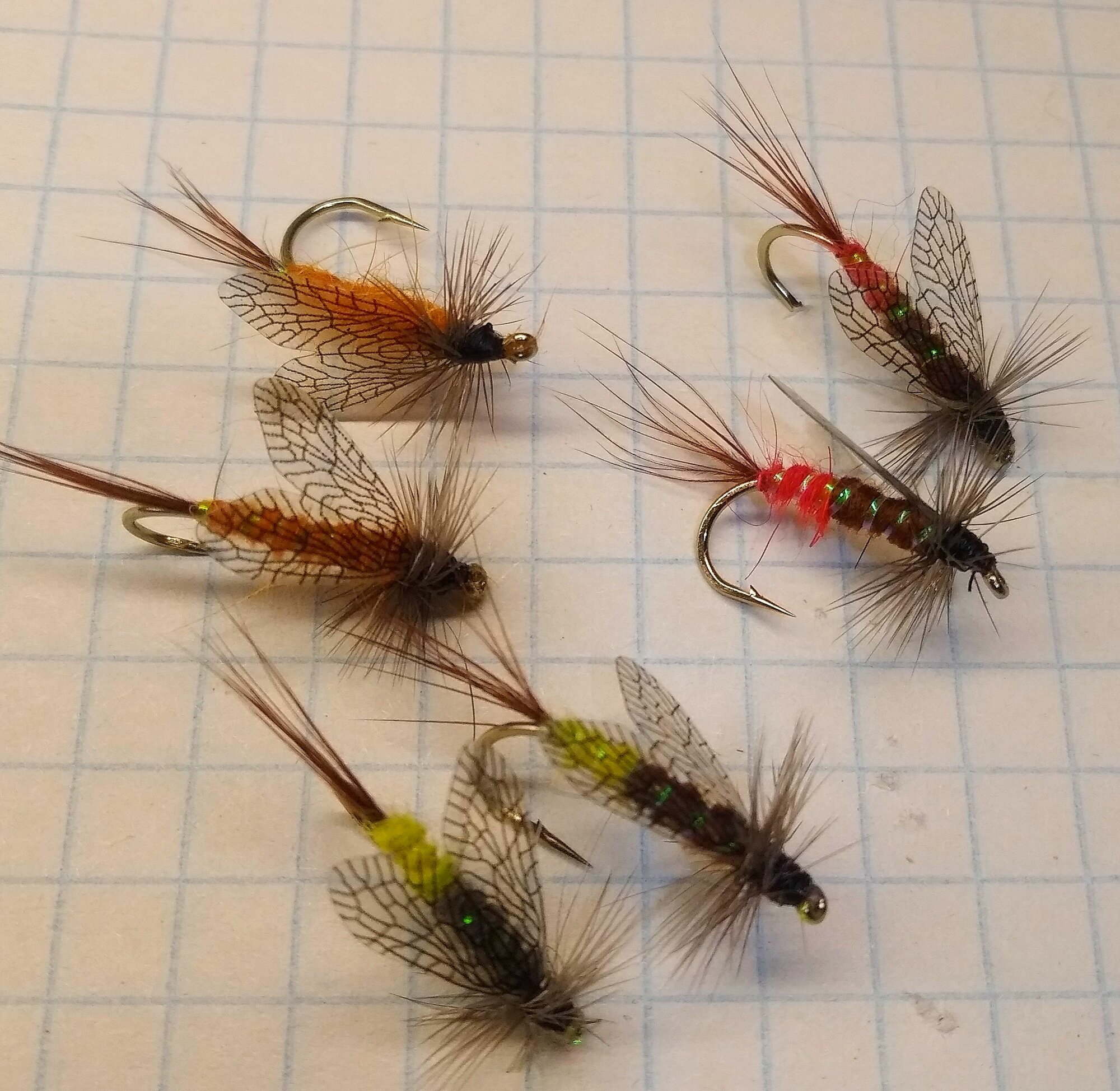 "Мушка для Хариуса" - набор из 6 сухих мушек