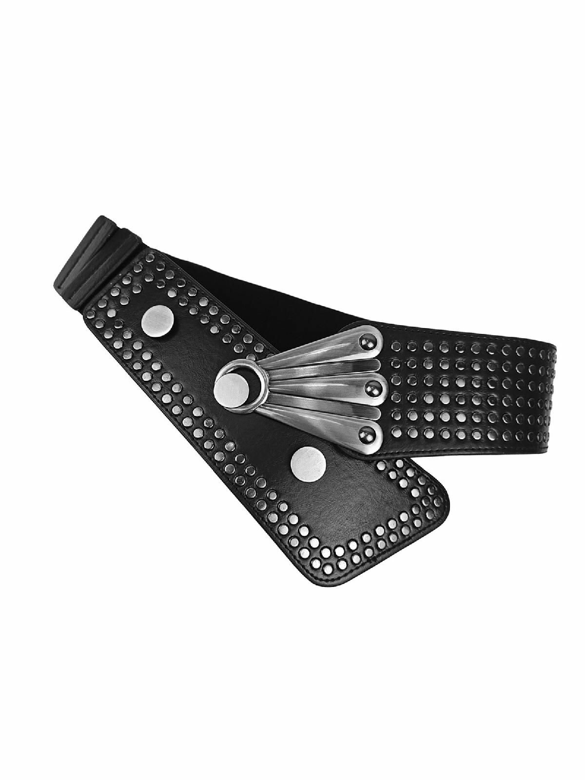 Широкий корсетный пояс с эластичной талией