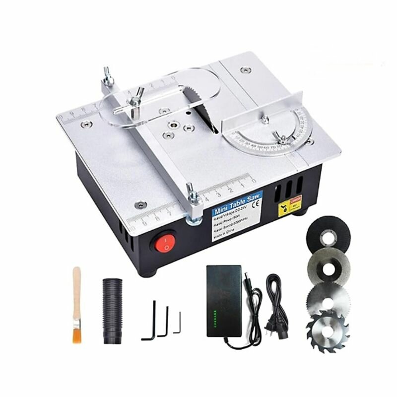Домашняя миниатюрная настольная пила для деревообработки, электрическая, многофункциональная машина для резки
