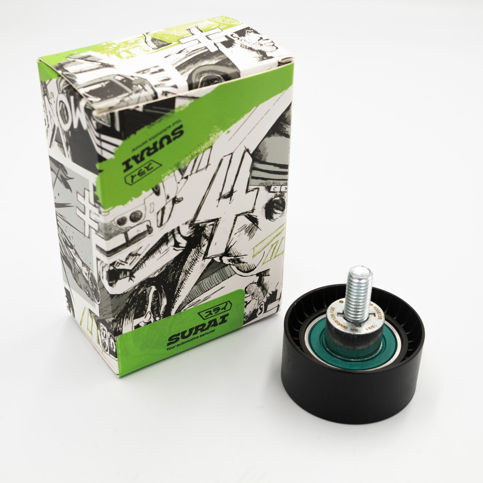 Ролик опорный ГРМ SURAI для Lada Priora I (пласт.) (SR 00609, аналог 211261006135)