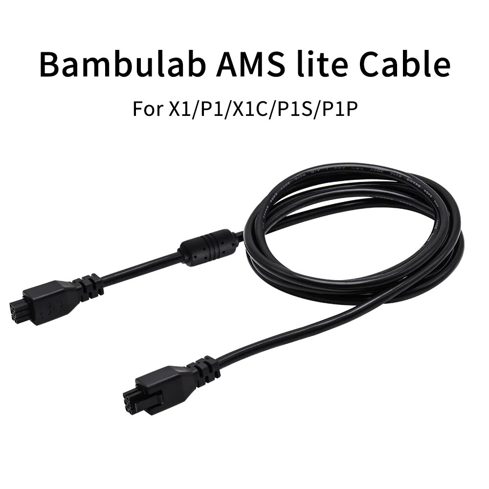 Кабель для 3D-принтера Creativity AMS/AMS 2 Pro/AMS HT 1,5 м 6-контактный 1.5M With MagRing