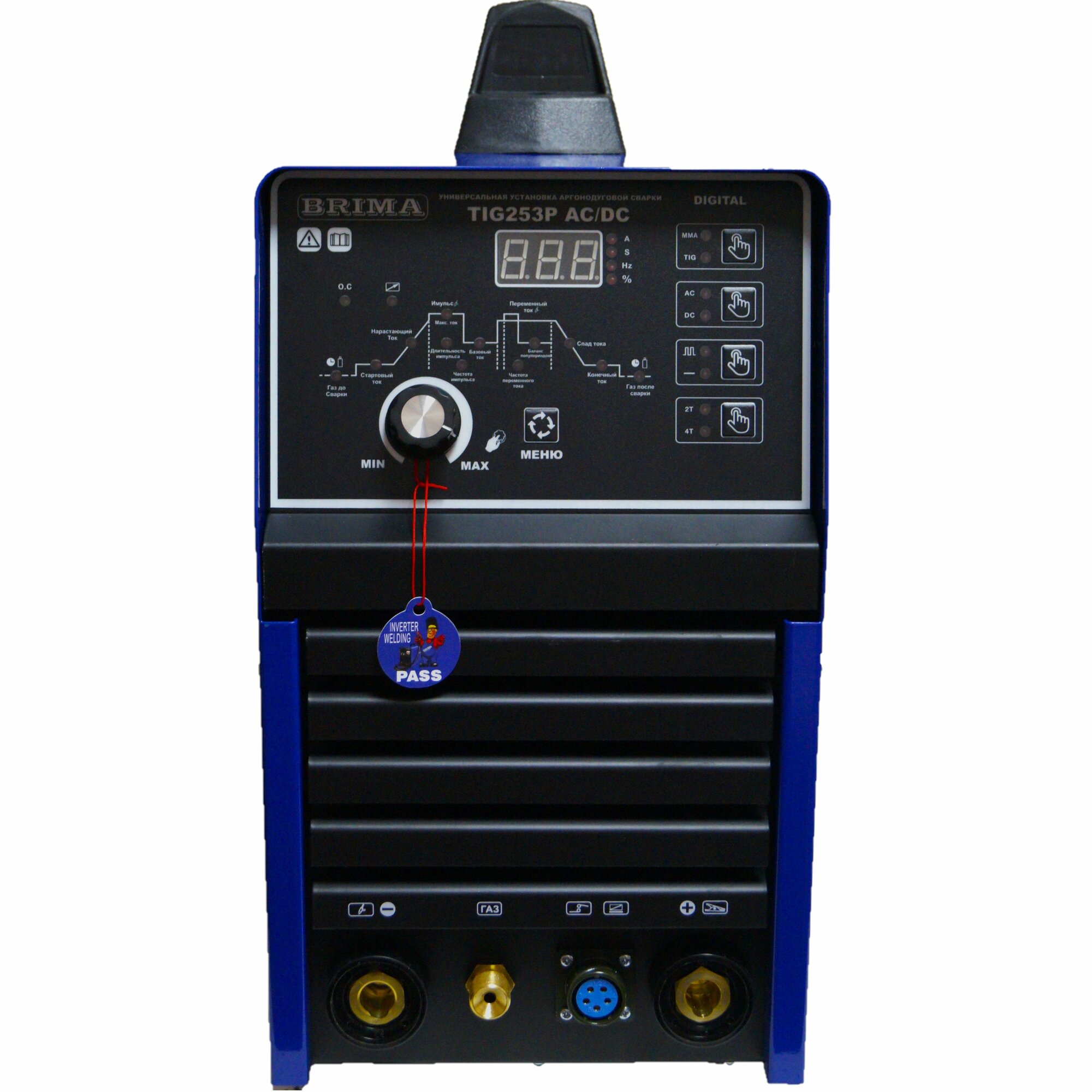 Сварочный аппарат Brima TIG-253P, AC/DC, DIGITAL