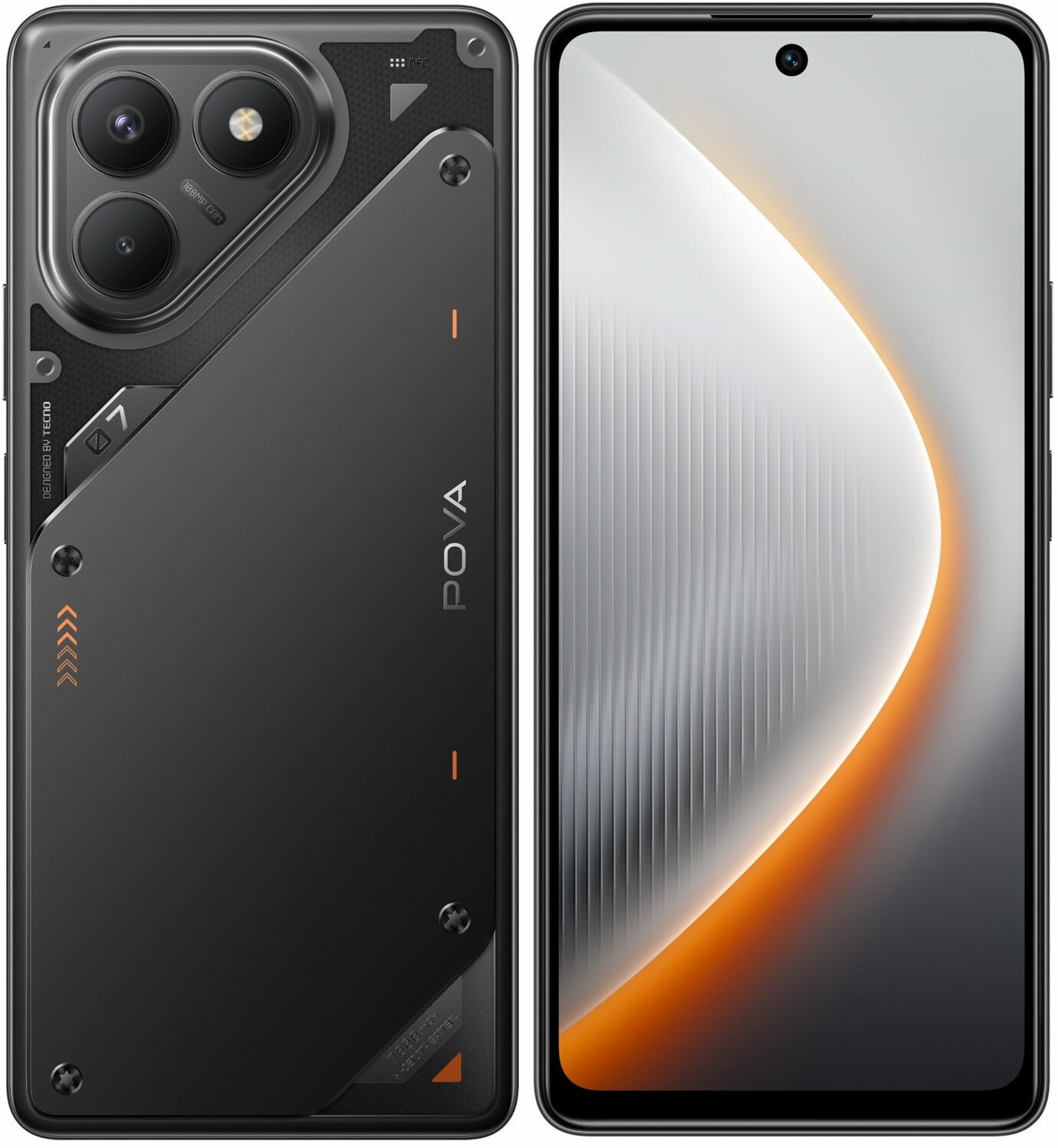 Смартфон Tecno POVA 7 Neo 8+256 Гб черный