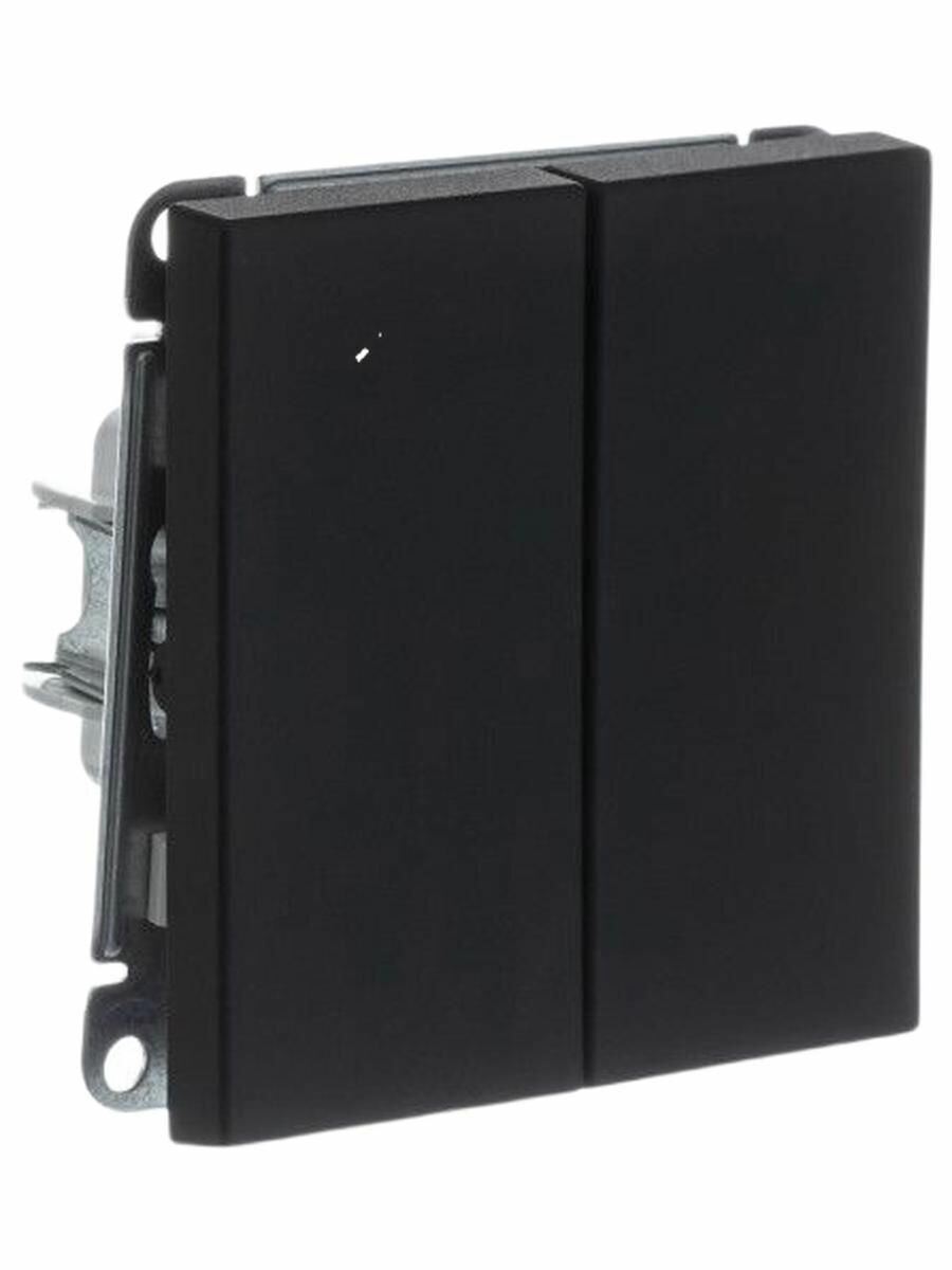 ARTGALLERY 2-клавишный переключатель, сх.6/2, 10АХ, механизм, цвет базальт