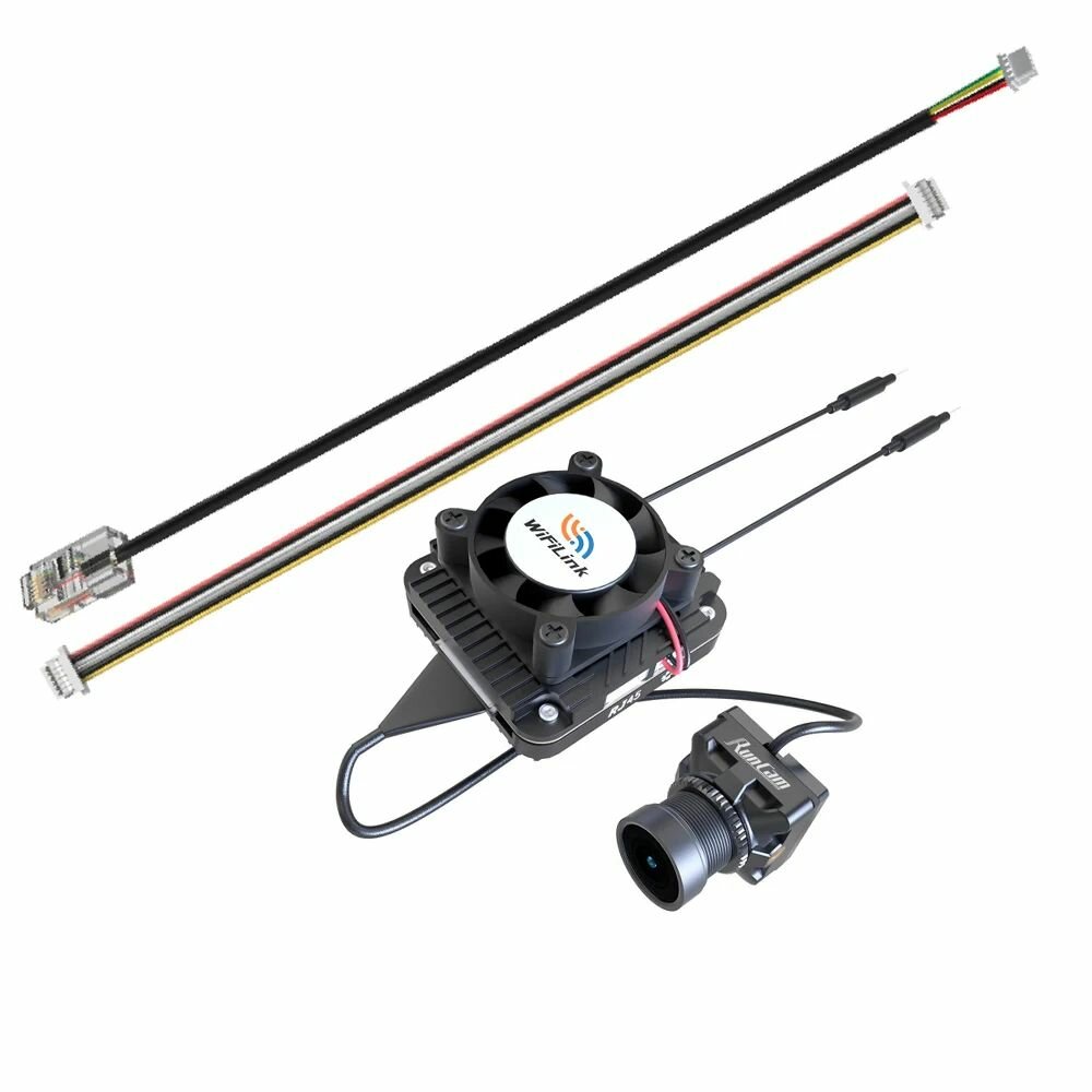 Эксклюзивный AIO модуль OpenIPC с передачей HD 720P 1080P от RunCam WiFiLink 2, обеспечивающий высокую производительность 120FPS и минимальную задержку