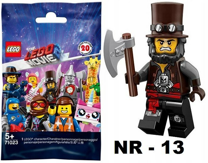 Минифигурка LEGO Minifigures 71023-13 Линкольн из Апокалипс-града, 1 фигурка в запакованном пакетике