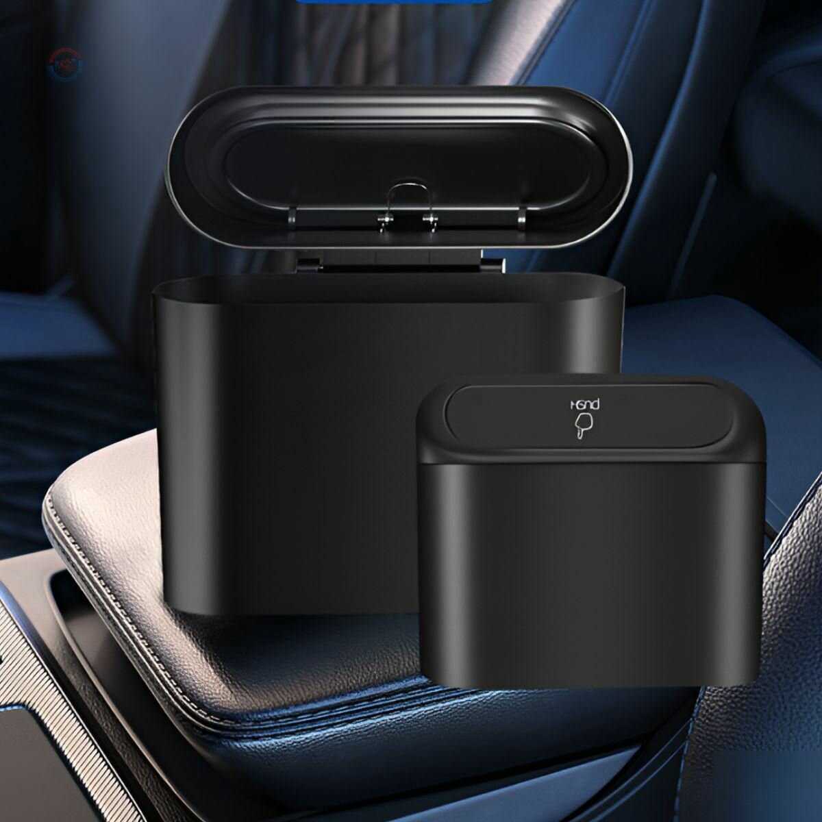 Автомобильное ведро для мусора на дверь с крышкой — компактный органайзер для чистоты и порядка в салоне