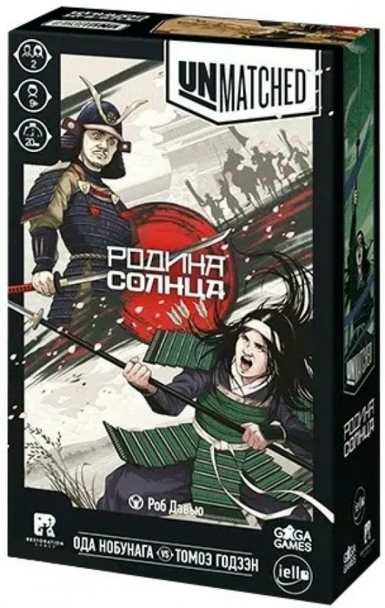 Настольная игра Unmatched. Родина Солнца