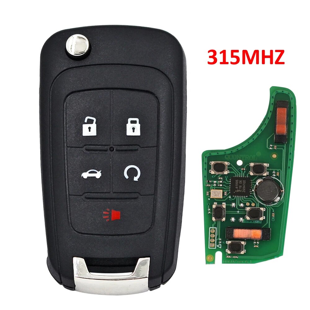 Ключ авто 5 кнопок 315MHz для Chevrolet