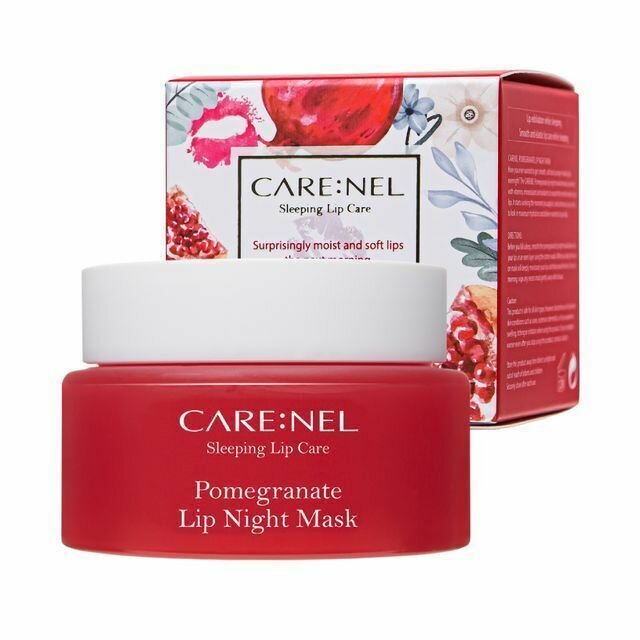 Carenel Pomegranate Lip Night Mask Ночная маска для губ с ароматом граната 23 г