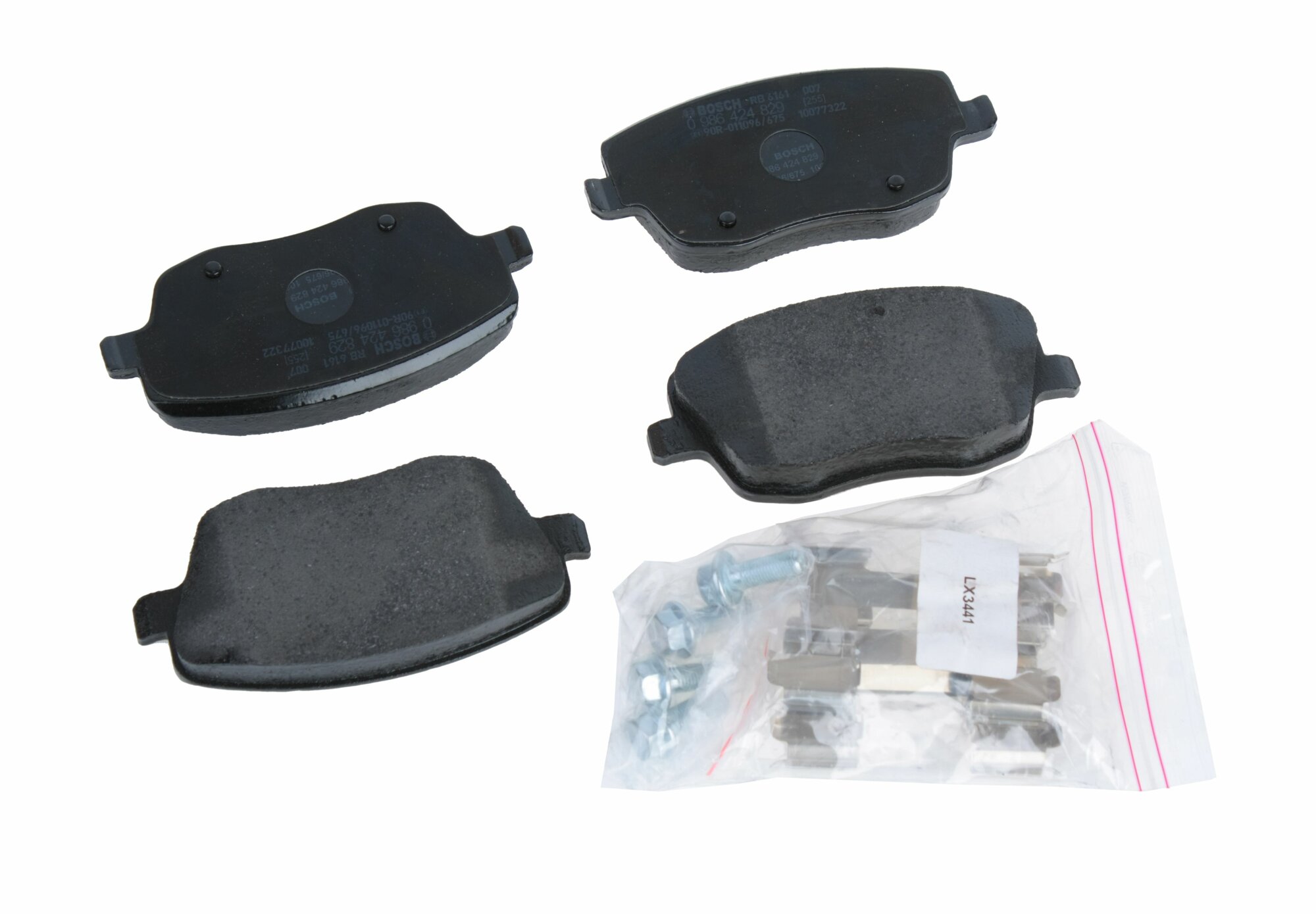 Колодки тормозные передние (4шт.) Bosch Арт.0986424829 / VW Polo SKODA Fabia, Roomster (01-)