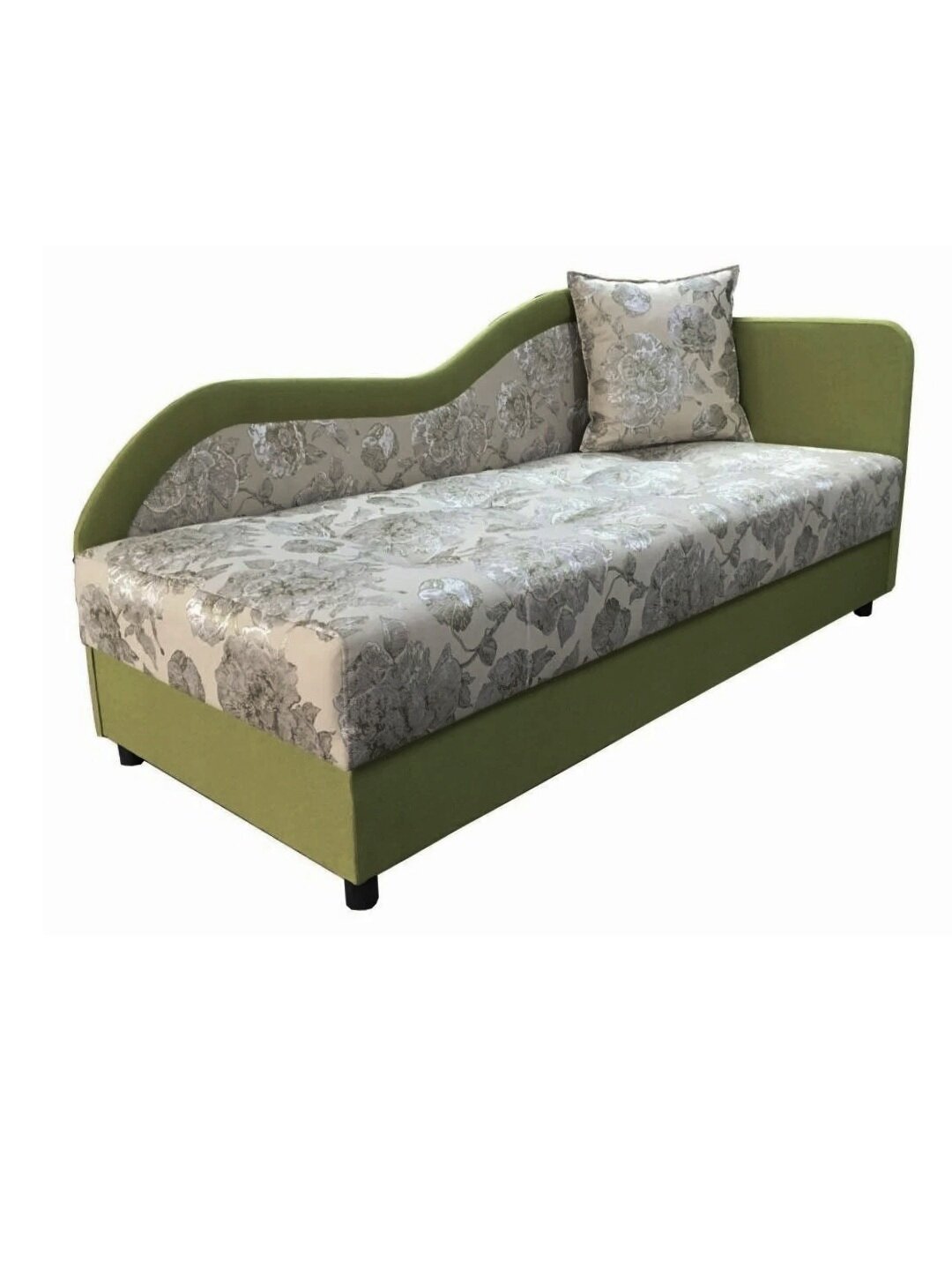 Тахта кушетка Лаура Фрэш с ящиком для белья Правый 70х190 см Пружинный блок