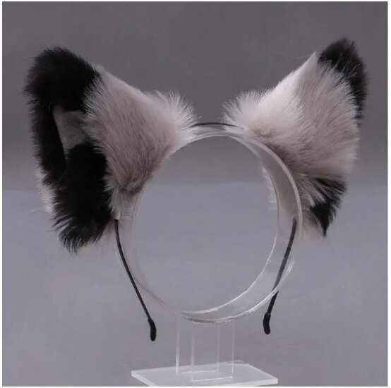 Милые ушки кошки на ободке для косплея, Хэллоуина и фотосессий – легкие, регулируемые, универсальные