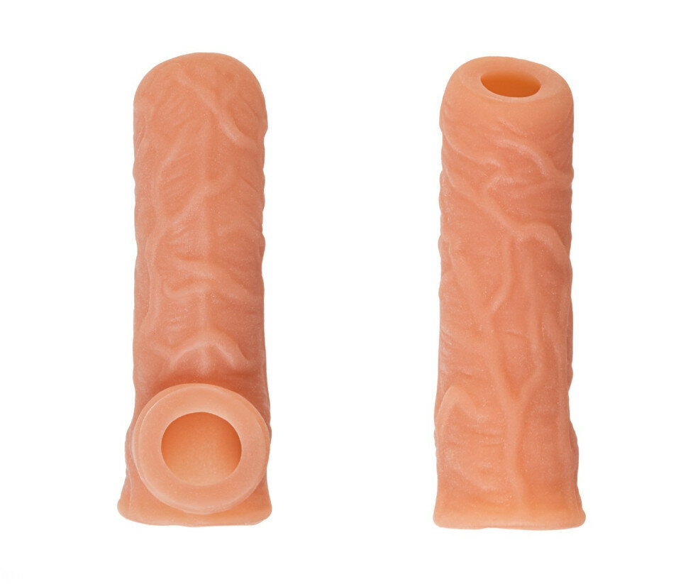 Насадка на член Kokos открытая реалистичная, 14см, L