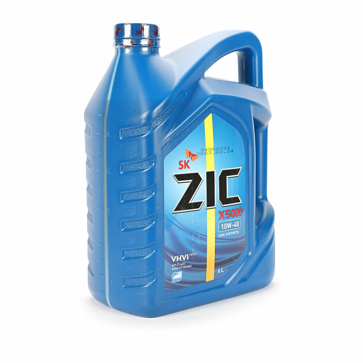 Масло Моторное Zic X5000 10W-40, 6Л, П/Синт, Ci-4 /Sl; E7/E5/E3; Mb 228.3; M3275-1; Vds-3…(Zic 172658)