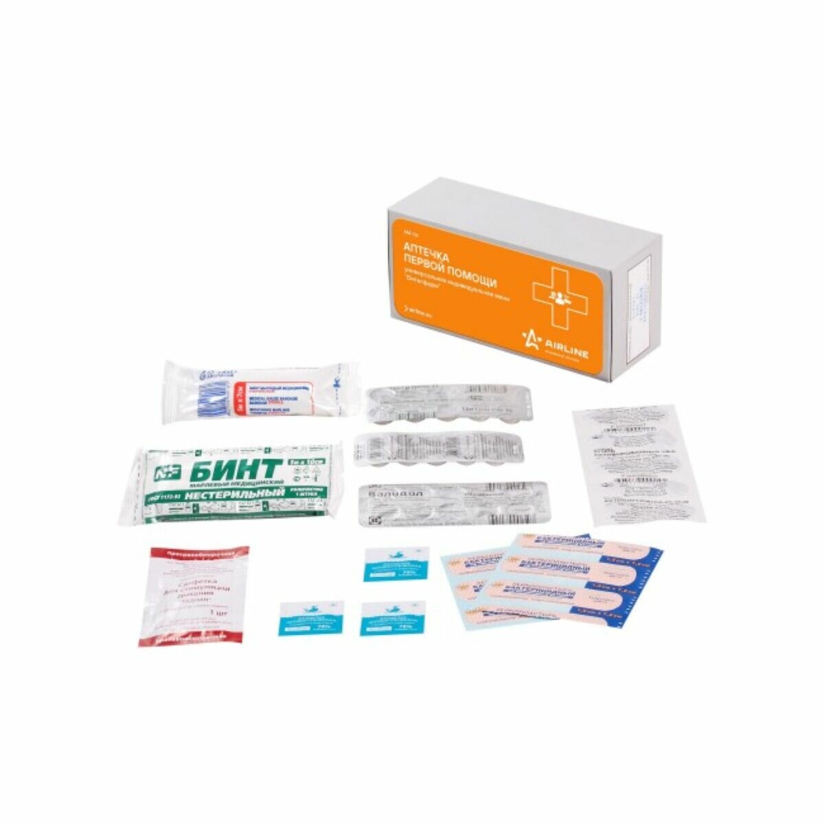 Аптечка Универсальная Индивидуальная С Медикаментами (Am-06)(Airline Am-06)