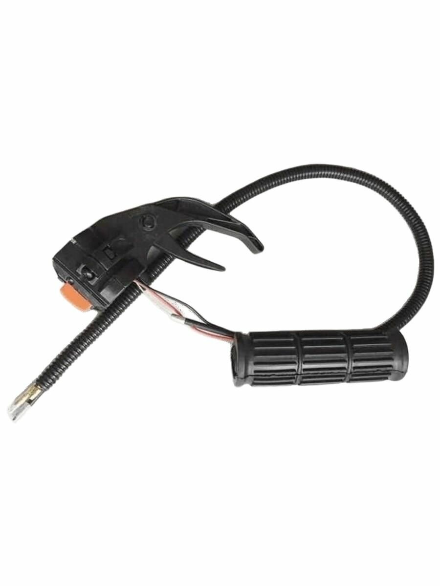 Трос газа Энергопром (41217), для мотобура, с ручкой, черный