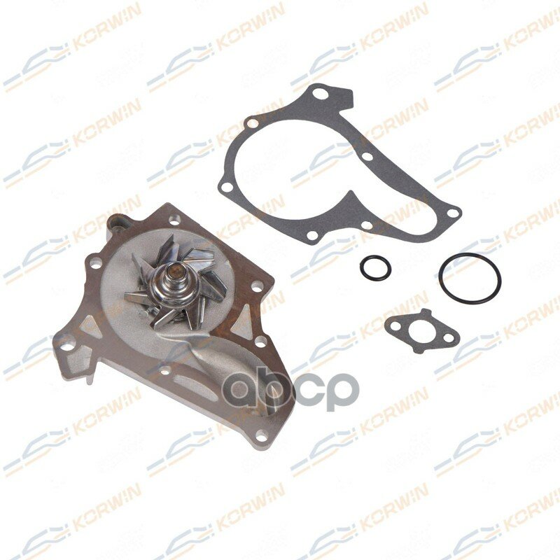 Насос водяной Toyota Avensis (T22) 97-/Caldina 92-/Ipsum 96- 1.8i/2.0i/2.2i KORWIN арт. KWKK0096