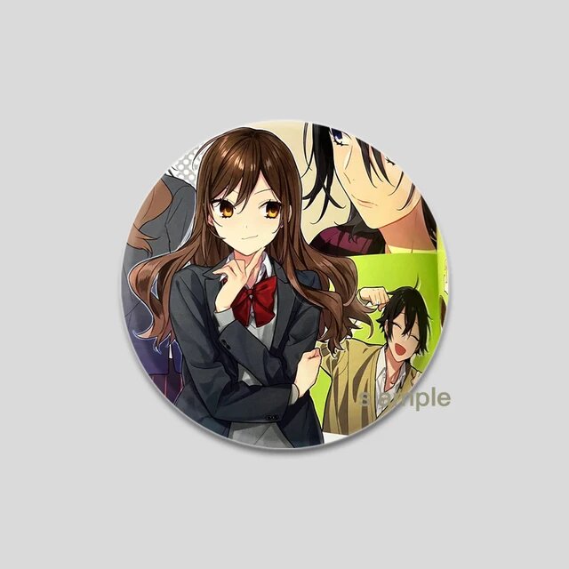 58/44/32 мм аниме CloverWorks, круглые мягкие пуговицы, милая брошь в виде фигуры для рюкзака, украшения одежды, модные подарки