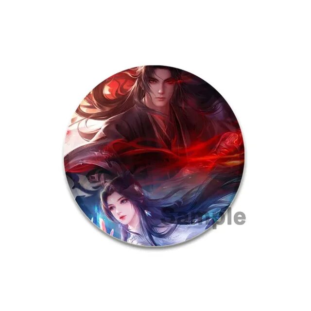 Zhu Xian китайская аниме династия нефрита круглые булавки Мультяшные персонажи значки косплей ручной работы DIY брошь декоративная одежда подарки