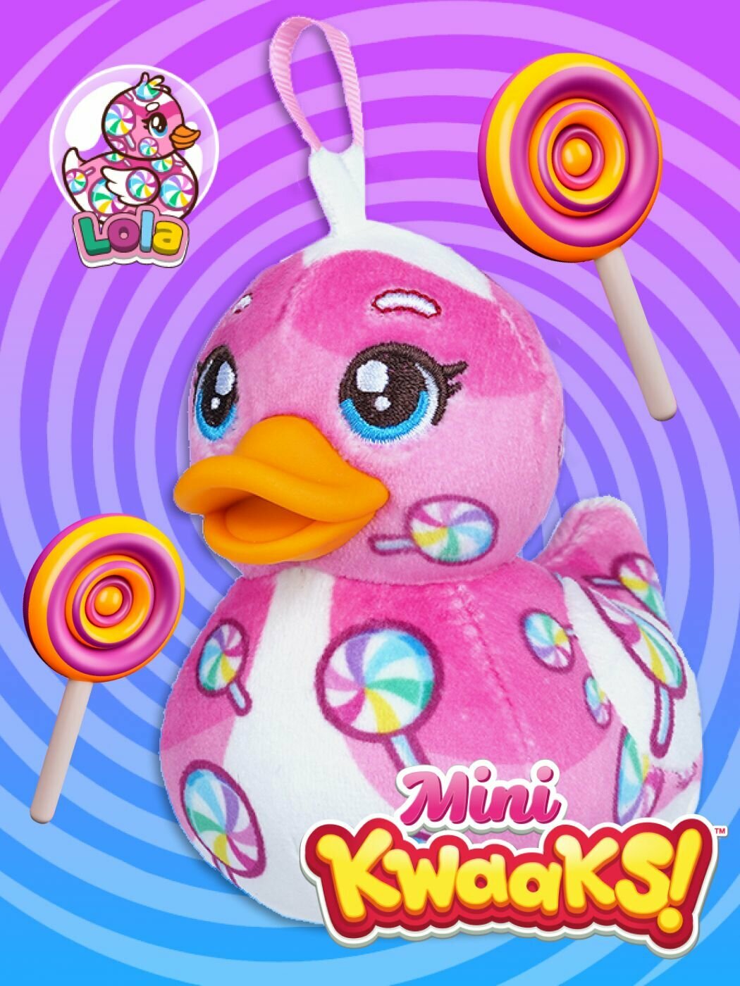 Мягкая игрушка Утка KWAAKS, Квакс, уточка Лола 10 см