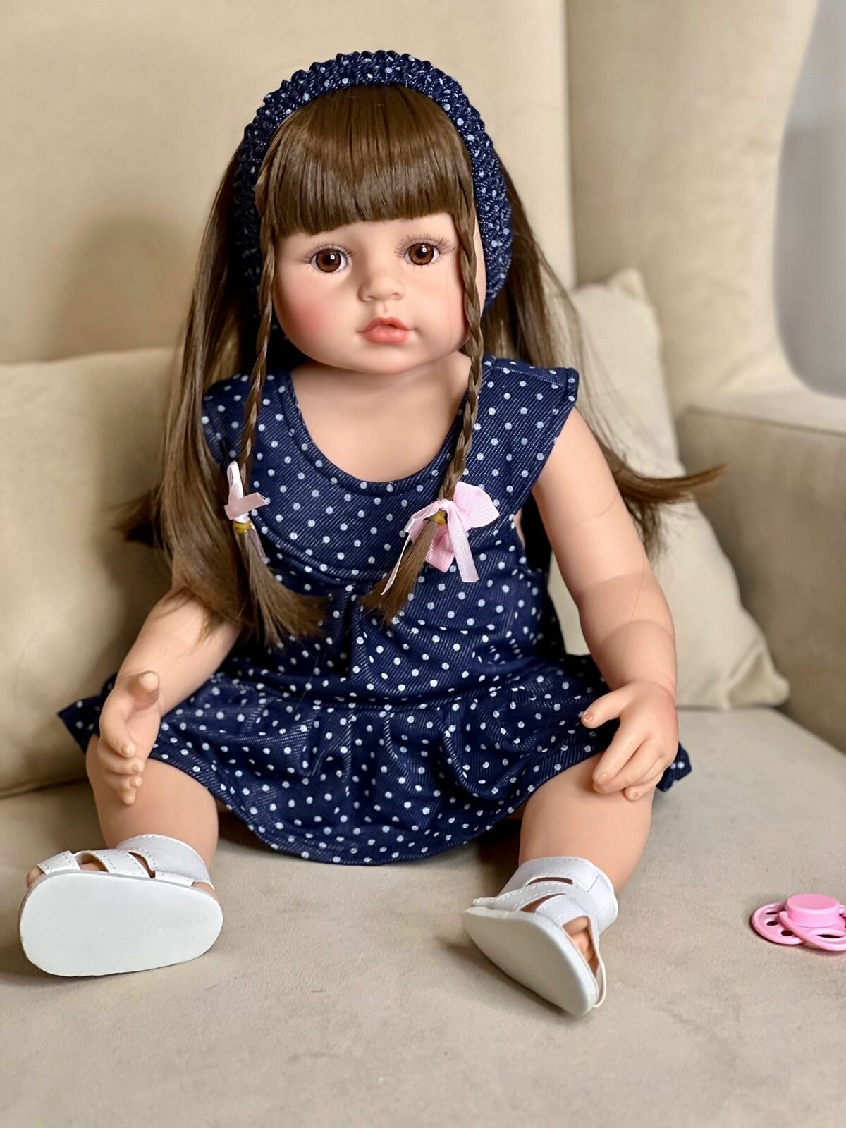 Кукла Реборн виниловая 55 см