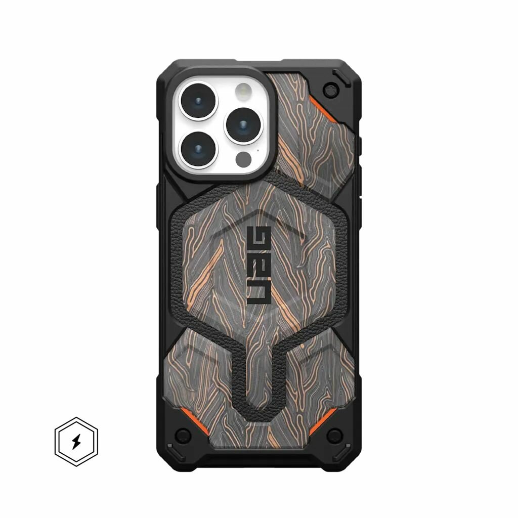 Чехол с поддержкой MAGSAFE Uag Monarch Pro для iPhone 15 Pro MAX 6.7", лимитированная серия G-10 (стеклотекстолит)