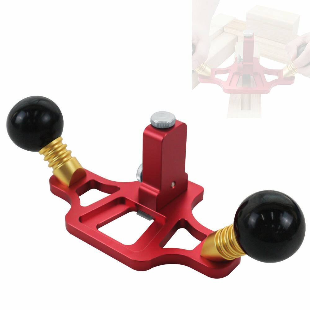 Ручной фрезер из алюминиевого сплава для деревообработки с регулируемой глубиной реза, 0-35 мм, идеален для столярных работ