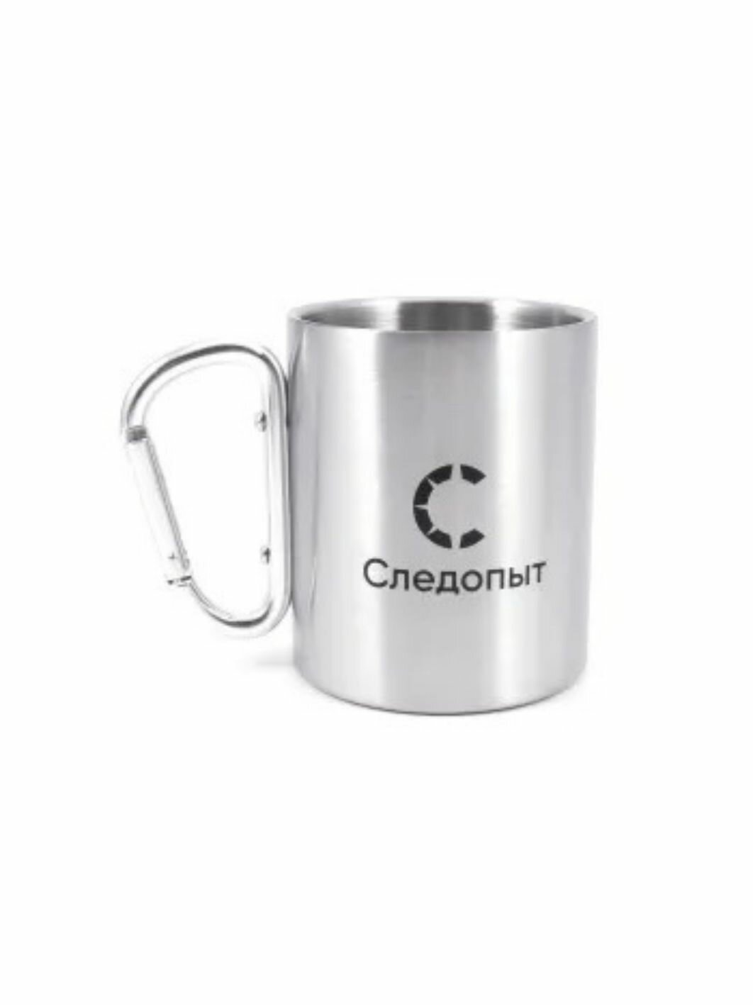 Кружка изотермическая с ручкой-карабином "следопыт", 450 мл