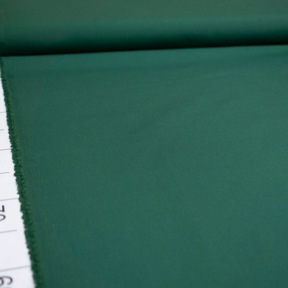 Ткань Костюмный хлопок зеленый итальянский - 2,1м