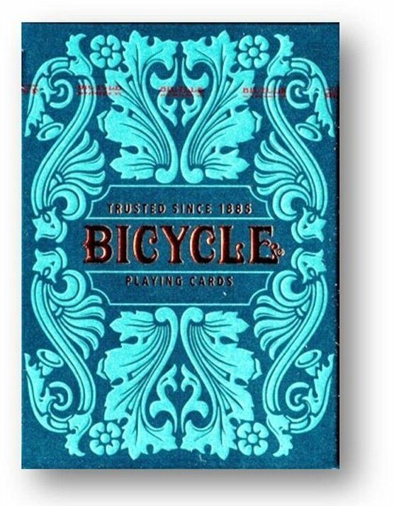Игральные карты Bicycle "Sea King", покерный размер, 54 карты, пластиковое покрытие