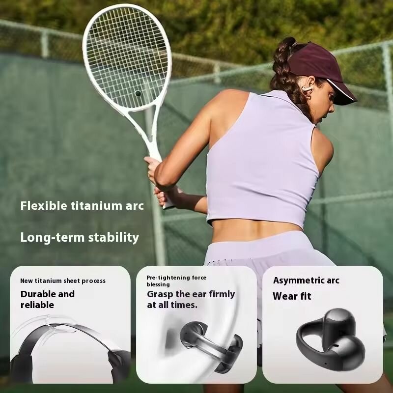 SHOKZ OpenDots ONE E310 Беспроводной Bluetooth 5.4 Клипса для уха Наушники-вкладыши с открытым ушным каналом