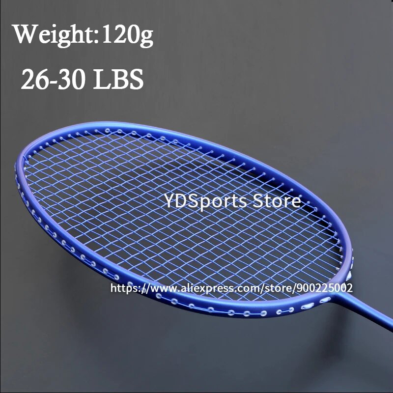 Профессиональная углеродная ракетка для бадминтона Z Force 120/150/180/210 г Blue 120g max 30lbs