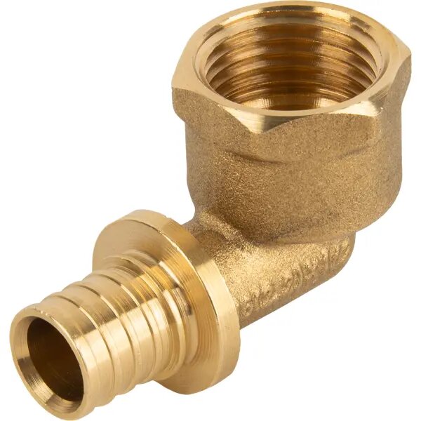 Угол комбинированный 90° Ростерм 1/2"x16 мм ВР латунь