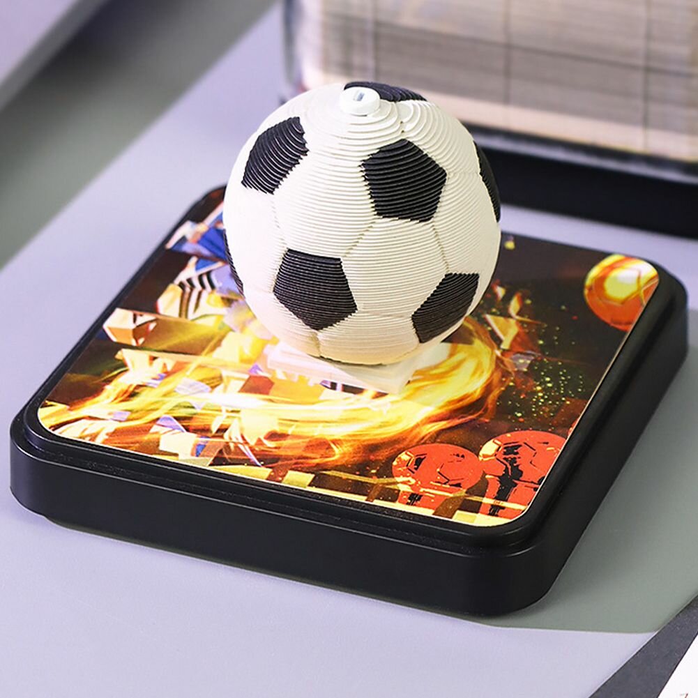 Креативный трехмерный настольный календарь на 2025 год, изысканное мастерство исполнения, идеальное украшение, со светодиодной подсветкой, практичный подарок