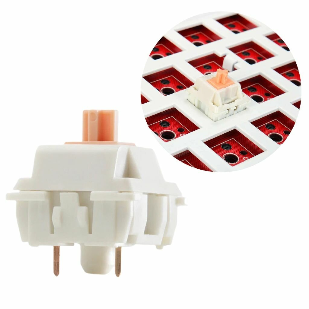 10 шт, механическая клавиатура axis panda switch, сделанная своими руками