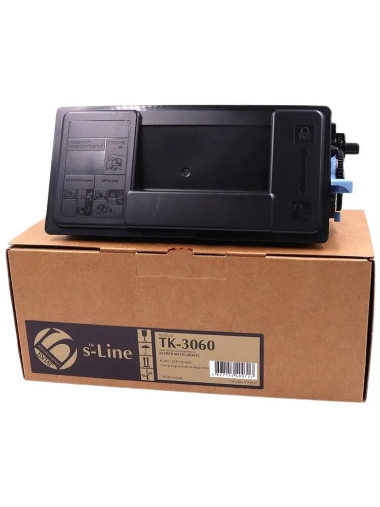 TK3060 Тонер картридж Kyocera ECOSYS M3145idn TK-3060 (14.5k) (+чип) булат s-Line DFKYEM3145020 ECOSYS M3645idn