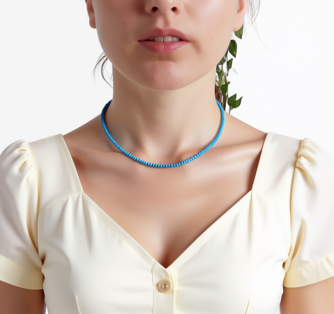 Чокер, бирюза