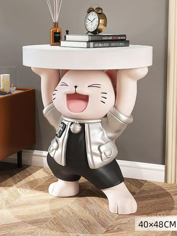Креативный журнальный столик fortune cat, современный минималистичный декоративный журнальный столик