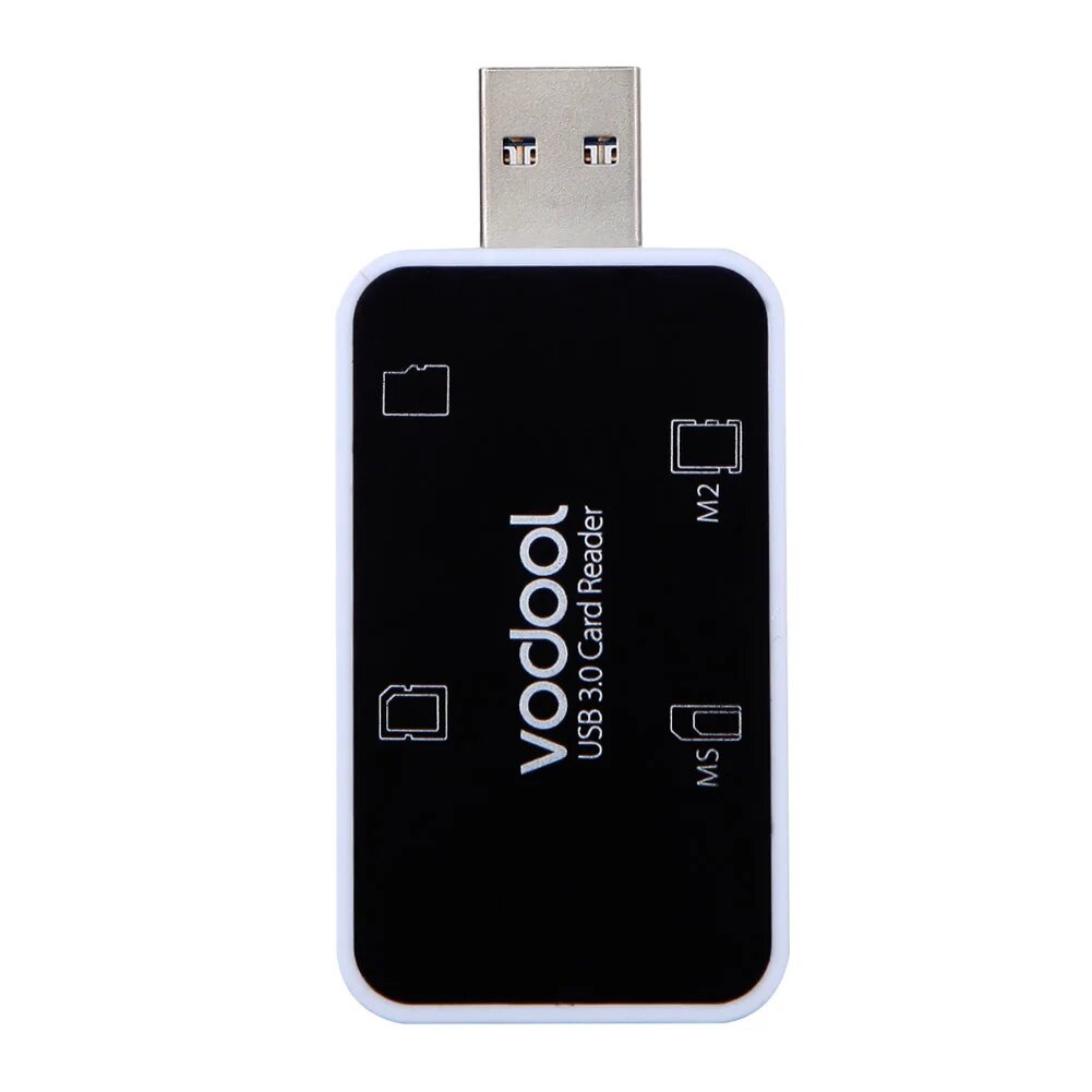 VODOOL 2025 Четырехпортовый кардридер USB 3.0